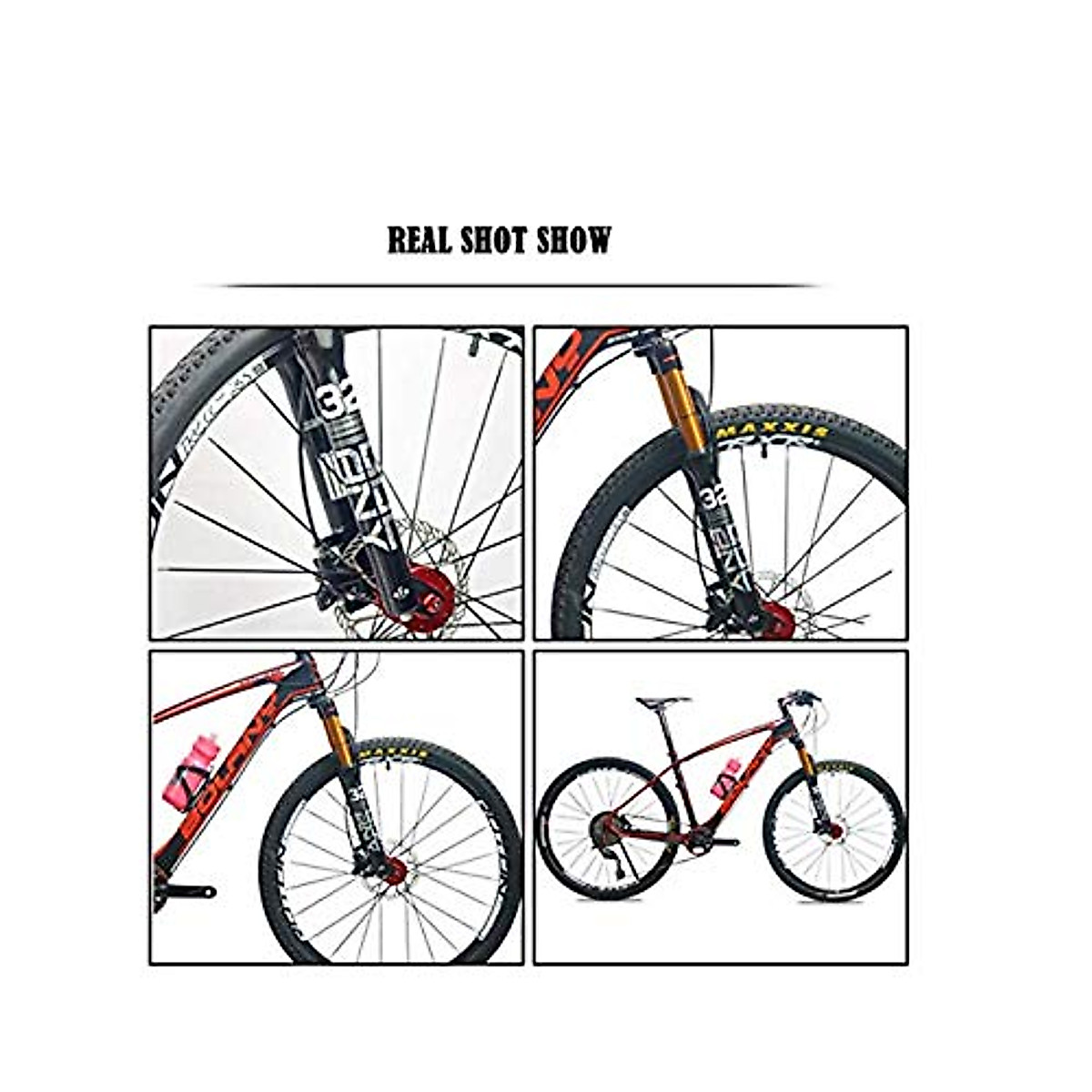 ZTZ 26/27.5/29 inch MTB Air Suspension Fork,120mm Travel, 1 1/8 Straight Tube, QR 9mm*100mm, Manual/Remote Lockout, Ultralight Front Fork for XC/AM Mountain Bike (Manual Lock, 29")