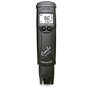 Hanna Instruments HI 98130 Waterproof pH/Conductivity/TDS Tester with ATC, High Range