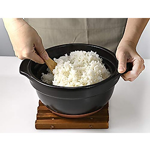 Hario "Gohan Gama" Glass Lid Rice Cooker, 3-Cup