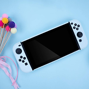 GeekShare Switch Protective Case Slim Cover Case for Switch and Joy Con - Shock-Absorption and Anti-Scratch (Blue)