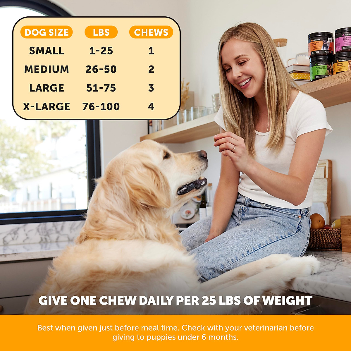 Pet Honesty Dog Allergy Itch Relief - Maximum Strength Itch Supplement with Probiotics for Dogs - Immune Support & Skin Relief for Seasonal Allergies - Natural Itchy Skin Paw Relief - (Chicken, 90 Ct)