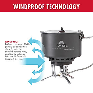 MSR WindBurner Group Windproof Camping and Backpacking Stove and Cookware System