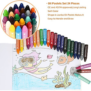 MEEDEN KIDS Drawing Set,Gift for Boys & Girls,Wood Case Artist Painting Set with Silky Crayons,Oil Pastels,Waterbased Pencils,Dry Erase Markers, Art Suplies Coloring Set with Paint Pad White Board
