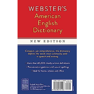 Webster's American English Dictionary, New Edition