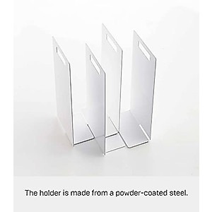 Yamazaki Home Tower White Interlocking Towel Organizer (Set of 2)