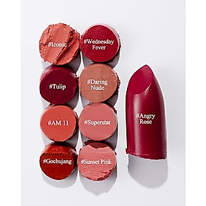 YULIP Lipstick - Korean Makeup, Organic, Clean Beauty, Paraben-Free, Natural Lipstick, Fragrance-Free, Moisturizing and Revitalizing Lipstick - Iconic