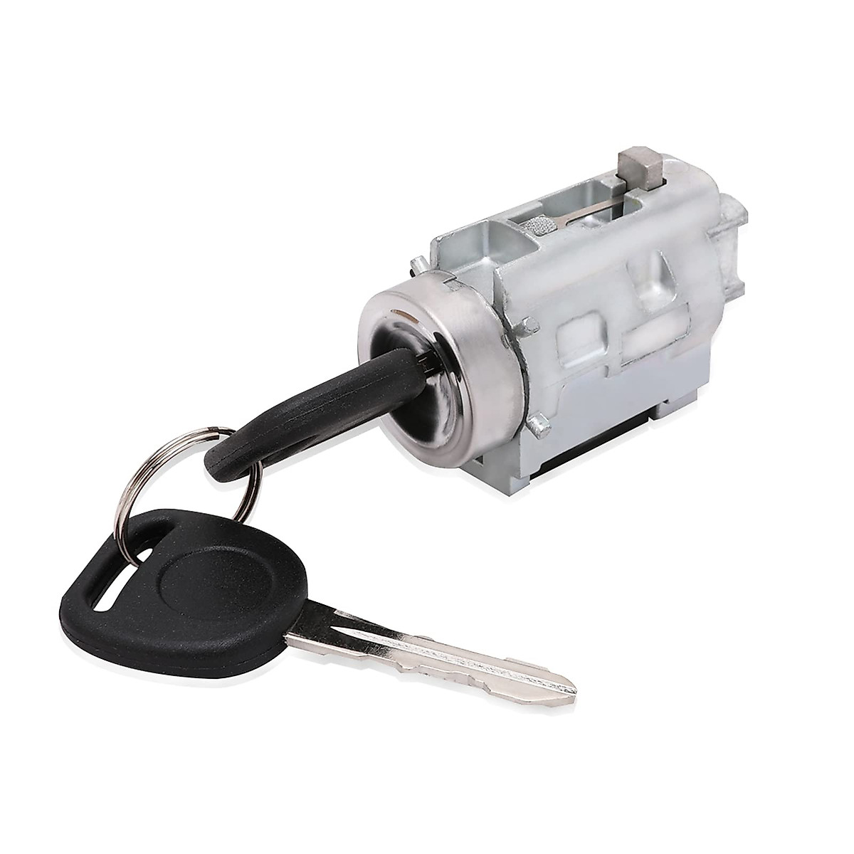 Ignition Lock Cylinder w/Keys & Passlock Chip Starter - Compatible with Chevy Malibu, Impala, Monte Carlo, Pontiac Grand AM, Oldsmobile Alero, Cutlass - Replace D1493F, 12458191, 25832354, 924-719