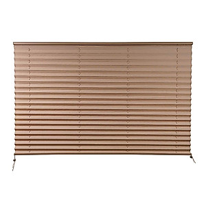 Camper Comfort 50" X 32" Cappuccino RV Pleated Shade | Camper Blinds | RV Privacy Blinds | RV Solar Shade| Motor-Coach Shades