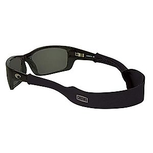 Chums Neoprene Classic Large Frame Eyewear Retainer - Durable Floating Sunglasses Sport Strap (Black),12306100
