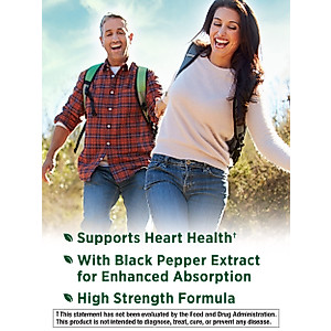 Nature's Truth CoQ10 200 mg Softgels | 50 Count | Enhanced Absorption Supplement | Plus Black Pepper Extract | Non-GMO, Gluten Free