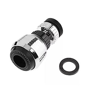 360 Degree Rotating Faucet Movable Kitchen Tap Head Water Saving Nozzle Sprayer 2 Position