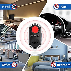 Tusionwin Hidden Camera Detectors, Hidden Devices Detector, Spy Camera Detector, Privacy Detector, Anti Spy Detector, Hidden Camera Finder for Home Office Hotel Bathroom, Gifts for Woman Men