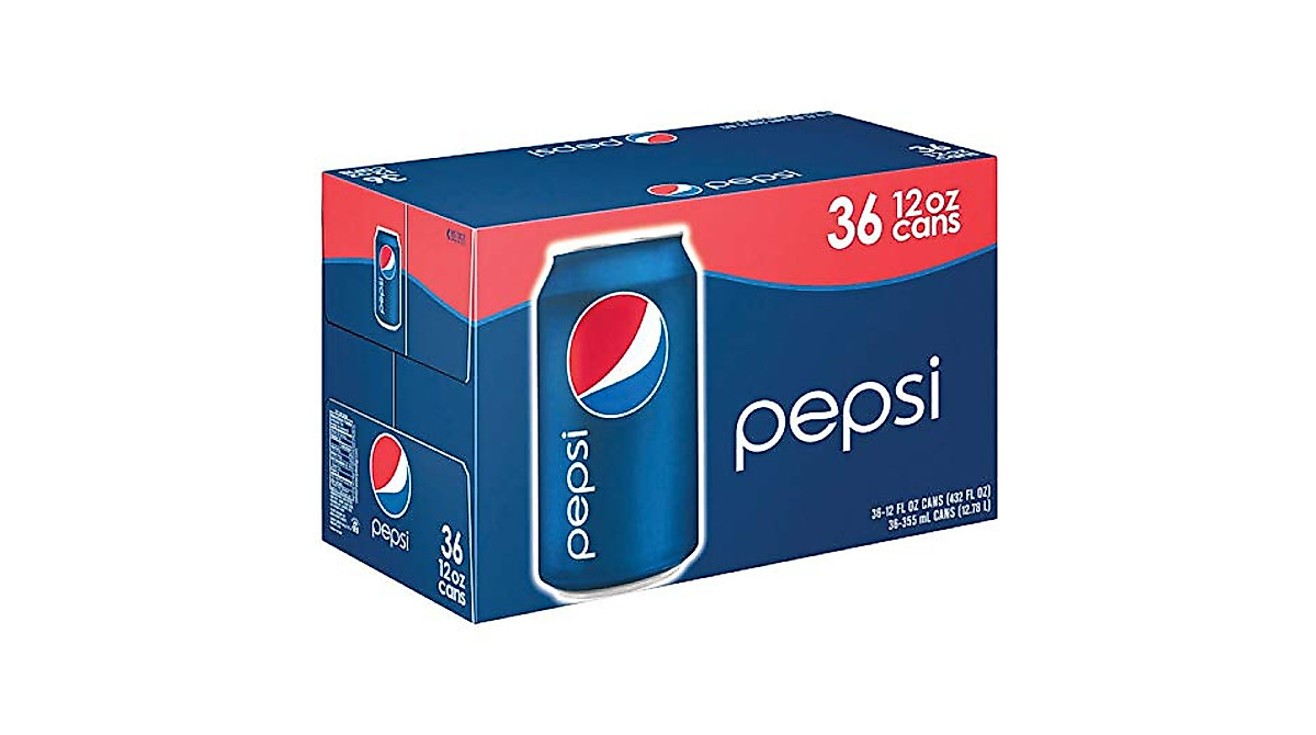 Pepsi Cola Soda 36 Pack - Refreshing 12 oz Cans for Any Occasion