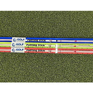 The Putting Stick Pro Golf Training Aids - Putting Training Aid for Golf Putting Practice with Eyeline Putting Mirror - Endorsed by Golf Instructors & Used by Tour Pros Worldwide (Royal Blue)