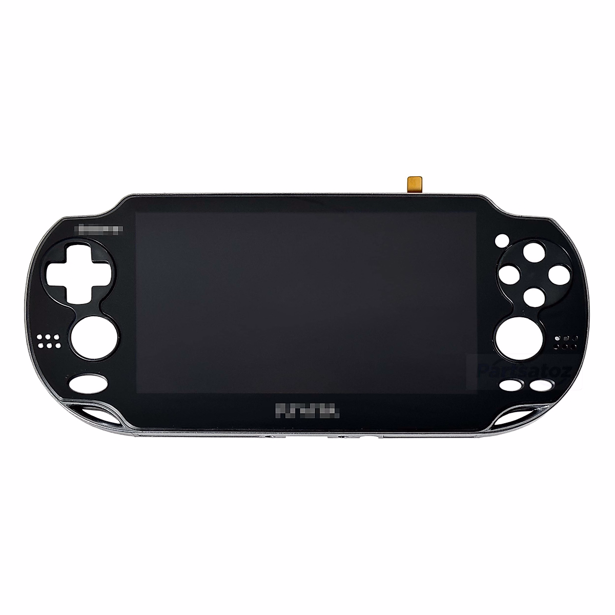 Partsatoz Black LCD Display Touch Screen Digitizer Glass Assembly with Bezel Replacement for PlayStation PS Vita PSV 1000 1001 PCH-1001 PCH-1101
