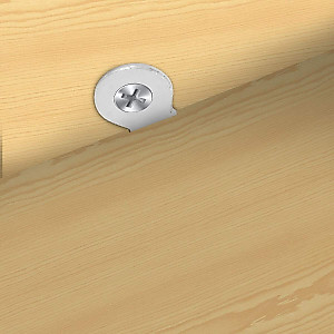 20 Pack Figure 8 Steel Desk Top Fastener Clip - Heavy Duty Figure-Eight Fasteners Clips Attaching a Table, Solid Steel, 12 Gauge