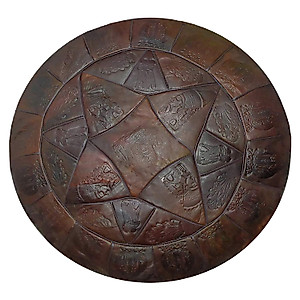 Authentic Ottoman Pouf Pouffe Poufs Footstool Egyptian Moroccan Morocan Handmade Genuine Leather Unstuffed Living Room Decor Floor Cushion Foot Stool Arabian Arabic Style Otoman Ottomans Turkish Poof