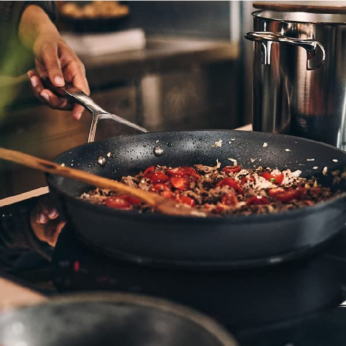 Demeyere AluPro 11-inch Aluminum Nonstick Deep Fry Pan