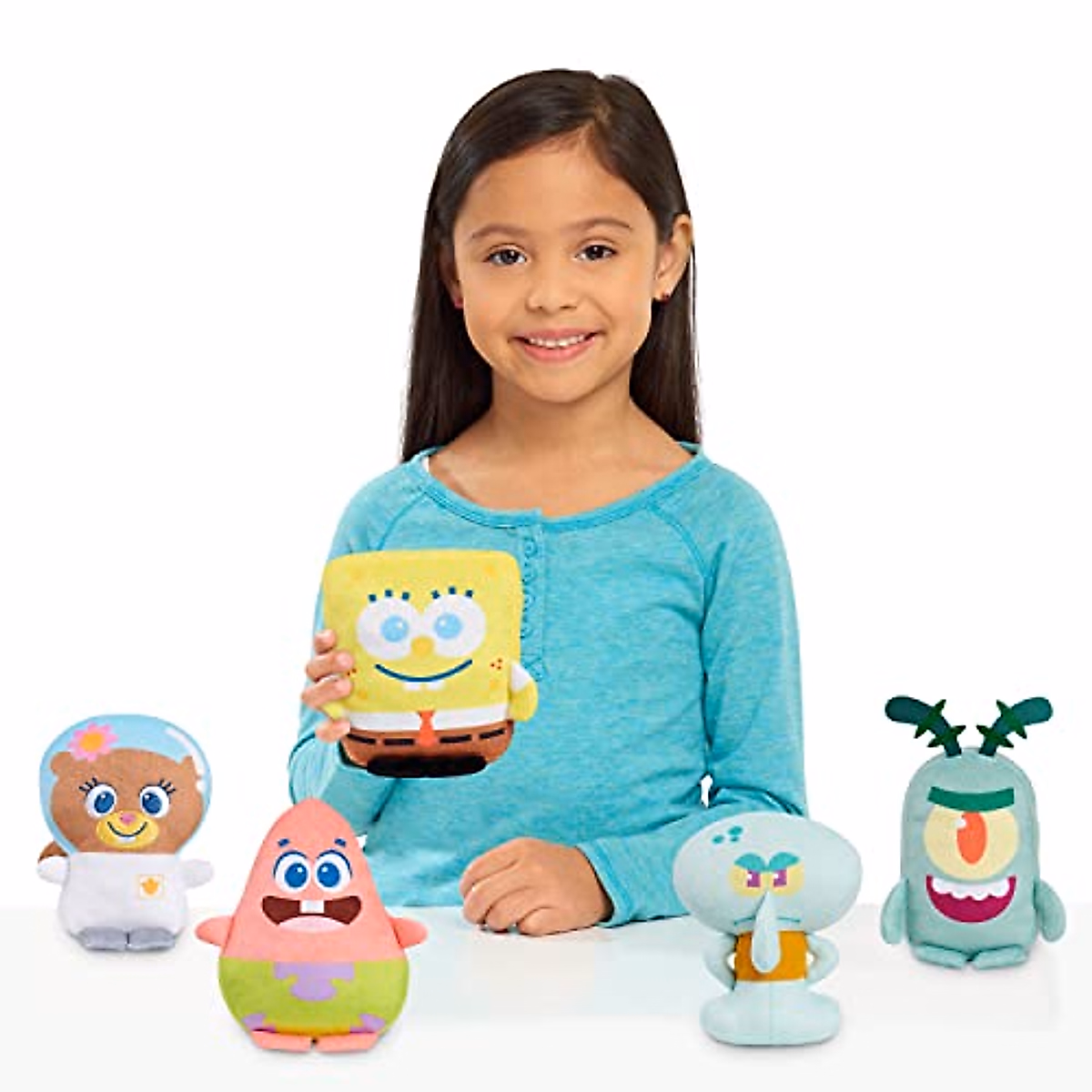 SpongeBob SquarePants Small Plush – Plankton, Kids Toys for Ages 3 Up, Gifts and Presents by Just Play