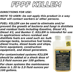 12 Bottles Killem FPPF Bacteria Slime Killer 16 Oz. NEW