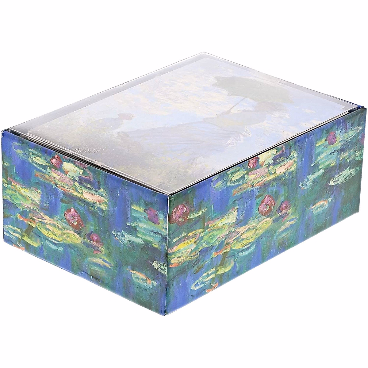 The Gifted Stationery 36-Count Assorted Box All Occasion Greeting Cards with Envelopes, Notecards, Artistic Design Inspired by Monet Painting, 5 x 3.5 in