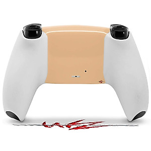 WraptorSkinz Skin Wrap compatible with Sony PS5 DualSense Controller Solids Collection Peach (CONTROLLER NOT INCLUDED)