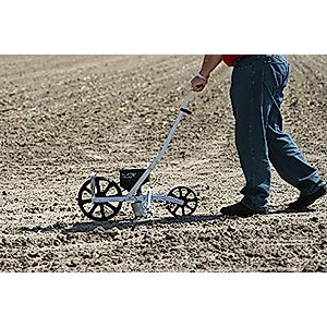EarthWay 1001-B Precision Garden Seeder Row Planter with Interchangeable 7 Seed Plates and Row Marker; Plants Hemp, Corn, Vegetables, Etc for Small Gardens