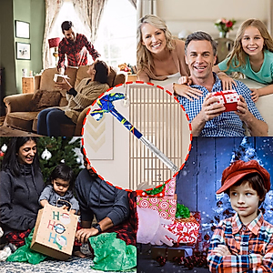 Floral Hammer with Screwdriver 6 in 1 Multifunctional Tool Set with Slotted/Flat Head Phillips Screwdriver & Nut Drivers Garden Tool Nail Puller Hammer Gift for Halloween Thanksgiving Christmas (Blue)