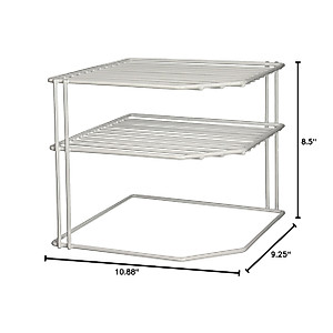 Grayline, White 40316, Corner Helper Shelf, 1-Pack