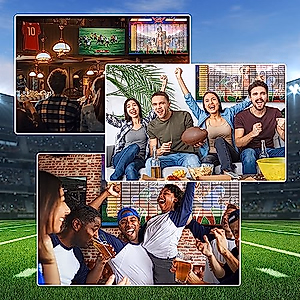 Extra Large 6FT x 4FT Fantasy Football Draft Board 2023-2024 Kit with 637 Player Stickers, 14 Teams, 20 Rounds, 2023 Fantasy Football Draft kit Premium Color Version for Home Office Sport Club Bar