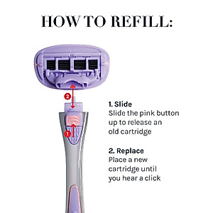 AOA Studio Women's Blade 8 Refills Smooth Shave For Sensitive Skin