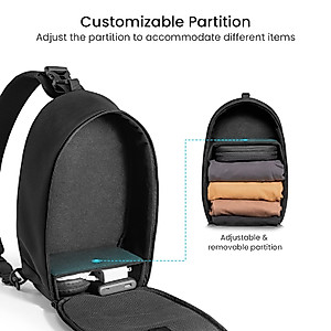 tomtoc Carrying Bag for Meta/Oculus Quest 2/3/Quest Pro VR Gaming Headset, Touch Controllers Accessories, Lightweight, Portable, Travel Shoulder Sling Backpack with 2 Pouches for Meta/Oculus Quest 2/3