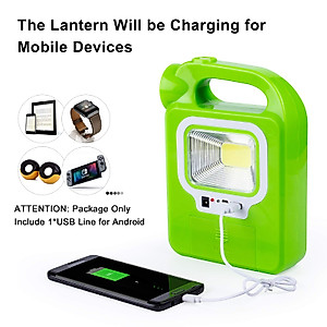 4 Pack Solar Lantern Camping Essentials Accessories Lights, Rechargeable LED Flashlight, Tent Lights for Emergency, Hurricane, Survival Kits, Operated Lamp, Charging for Device