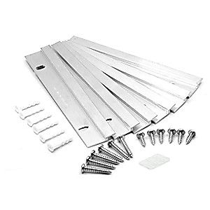 French Cleat Picture Hanger Kit 6 Inch - 3 Pairs - Small Z Bar Hanger Supports 50 lbs - Z Clip Mirror Hanging Hardware