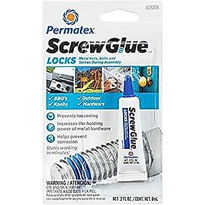 Permatex 28206 6 mL Screw Glue Locks, 0.18 fl. oz