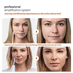 NuDerma Professional Skin Therapy Wand - Portable Skin Therapy Machine with 6 Neon & Argon Wands – Boost Your Skin – Clear Firm & Tighten