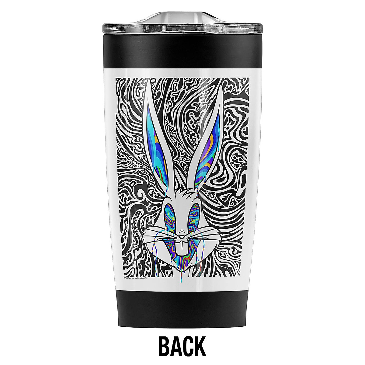 Logovision Looney Tunes Wild Bugs Stainless Steel Tumbler 20 oz Coffee Travel Mug/Cup, Vacuum Insulated & Double Wall with Leakproof Sliding Lid | Great for Hot Drinks and Cold Beverages