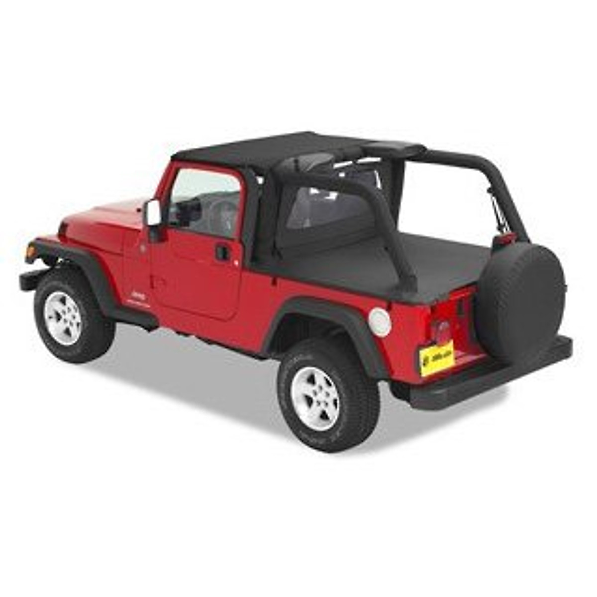 Bestop 9002435 Black Diamond Duster Deck Covers for 2004-2006 Wranglers