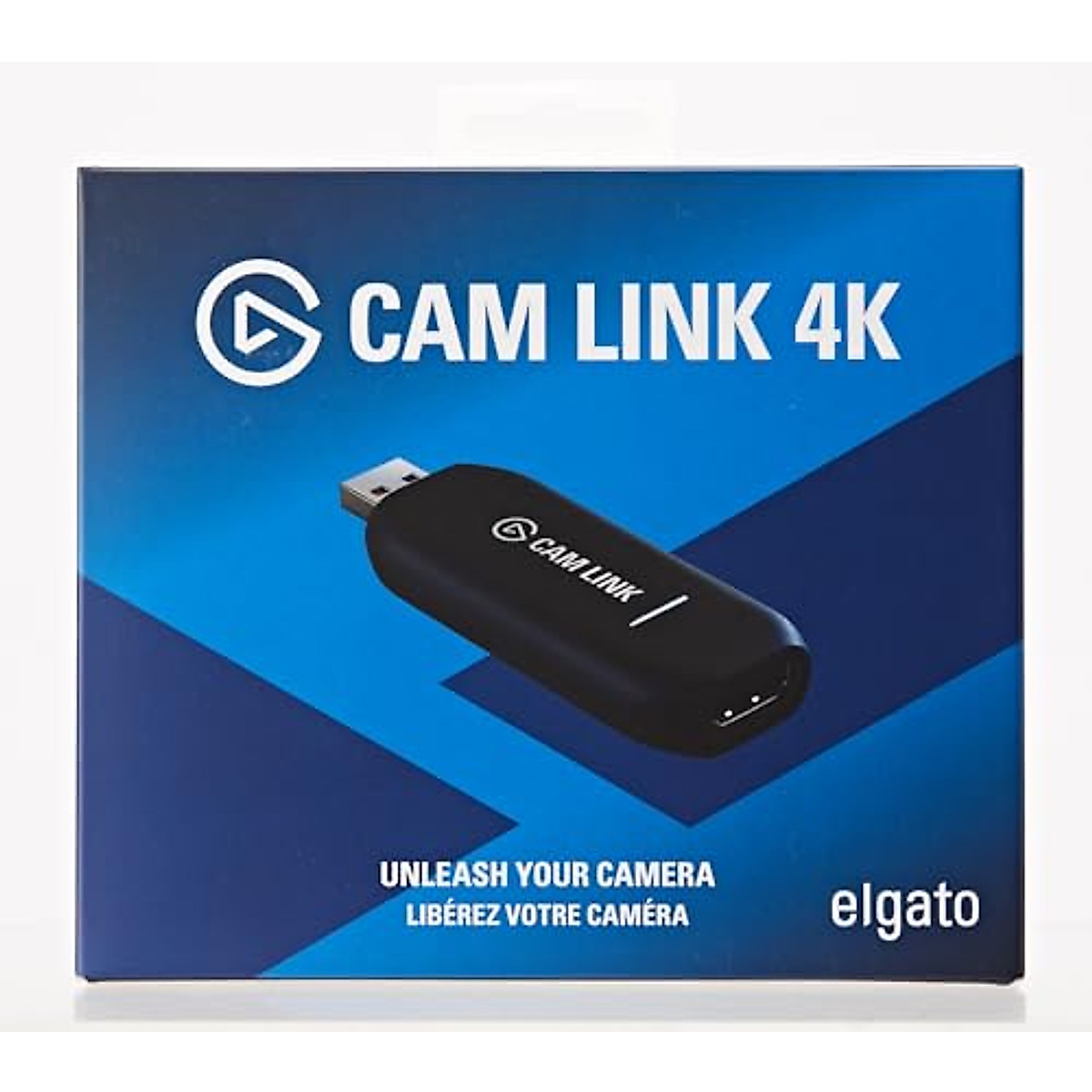 Elgato Cam Link 4K, External Camera Capture Card, Stream and Record with DSLR, Camcorder, ActionCam as Webcam in 1080p60, 4K30 for Video Conferencing, Home Office, Gaming, on OBS, Zoom, Teams, PC/Mac