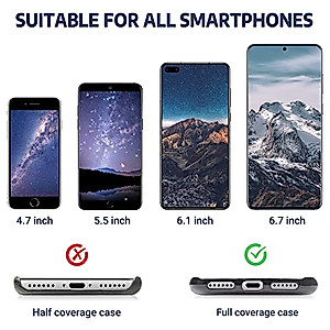 Mkono Macrame Cell Phone Lanyard For Phone Case Universal Set of 2 Adjustable Neck Phone Strap with Boho Woven Wrist Straps Key Chain Holder for Keys ID Card, Phone Lanyards for Around Neck