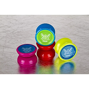 Duncan Toys Butterfly XT Yo-Yo with String, Ball Bearing Axle and Plastic Body, String Trick Yo-Yo, Blue with Green Cap