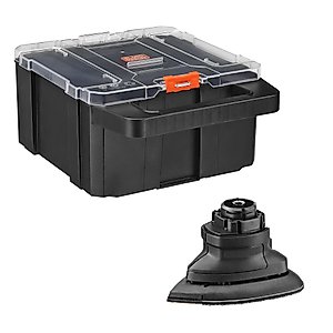 BLACK+DECKER MATRIX Sander Attachment, Multiple Speed Settings, Easily Attach Sandpaper, Includes Storage Case (BDCMTSSTFF)