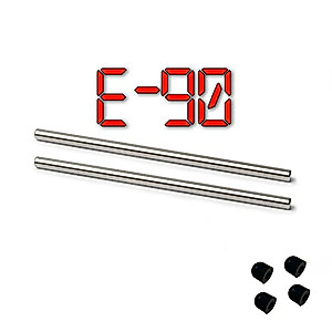 2Pcs For Intex Pure Spa Hot Tub Impeller Pump Shaft Fix E90 errors, 2 Stainless steel Rod with 4 Caps