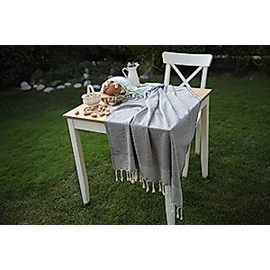 Whisper Weight Turkish Hand Towel (Black)