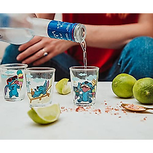 Disney Lilo & Stitch Beach Day 1.5-Ounce Mini Shot Glasses | Set of 4