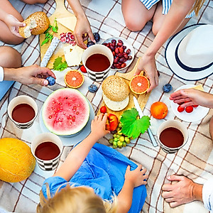 Checkered Cups 9 oz Checkered Paper Flag Race Car Party Cups Black and White Party Cups Bulk Disposable Beverage Cups for Race Car Checkered Themed Birthday Party(36 Pieces)