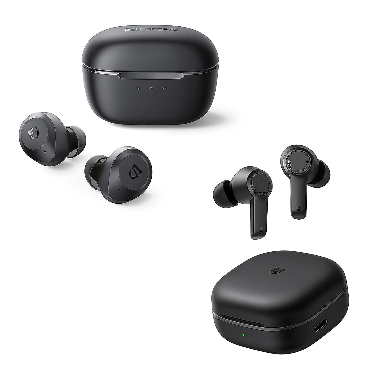 SoundPEATS T2 and T3 Active Noise Canceling Earbuds