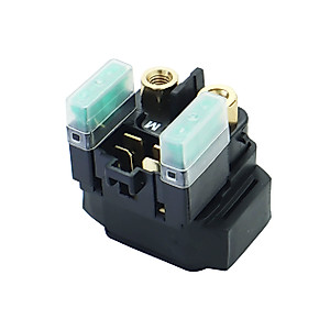 Ignition Coil for Yamaha YXR660 Rhino 660 Grizzly Raptor 660R Big Bear 400,for Kawasaki KFX 400,for Suzuki DRZ400S DRZ400E DRZ400SM Vinson 500 ATV with Starter Solenoid Relay