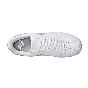 Nike Air Force 1 Mens Low Retro White Silver Sz10.5