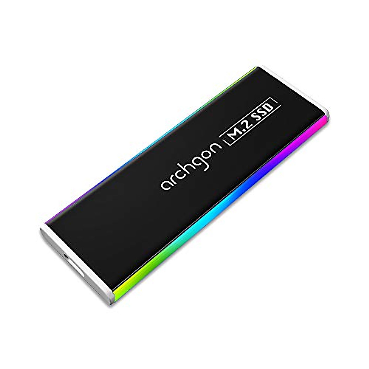 Archgon 480GB External RGB SSD Drive USB 3.1 Gen.2 Max. Read and Write Up to 500MB/S Model C503RGB (480GB, RGB)